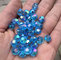 wholesale 3mm-16mm acrylic AB color bubble dazzling color pineapple corner bead DIY bead handicraft bag accessories