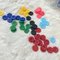 Fashion Buttons Custom DIY Luxury Colorful Round 4 holes Resin Buttons Polyester Shirt Button for Garment
