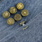China Factory Stock Service Custom Spring Metal Alloy Snap Buttons For Clothing