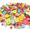 Cheap Wholesale Colorful Transparent Plastic Button Sewing Button 2 or 4-Holes Button for Man